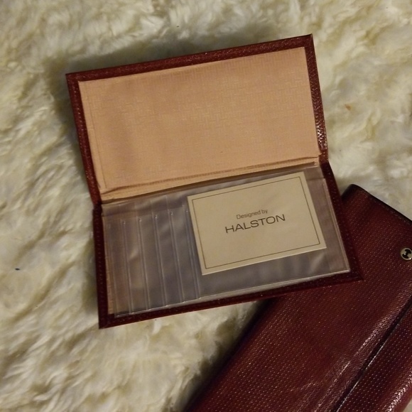 Halston Heritage | Bags | Halston Vintage Wallet With Check Book | Poshmark
